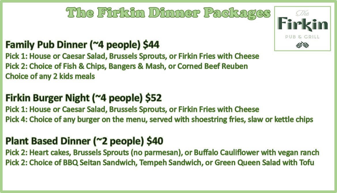 Current Promos – The Firkin